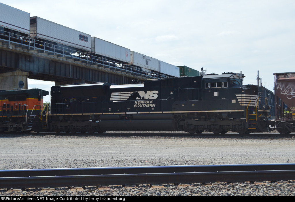 NS 1111 the "powerbar" engine at santa fe jct